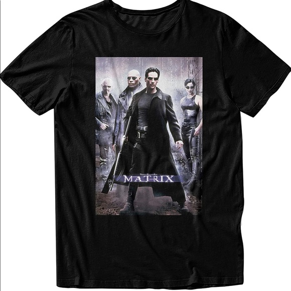 Shirts | Matrix Black Tshirt | Poshmark